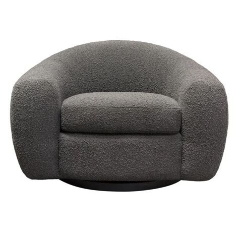 Pascal Upholstered Swivel Barrel Chair Swivel Accent Chair Swivel
