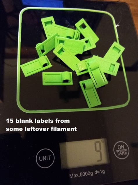 Cable Label Customizable By Coat Download Free Stl Model