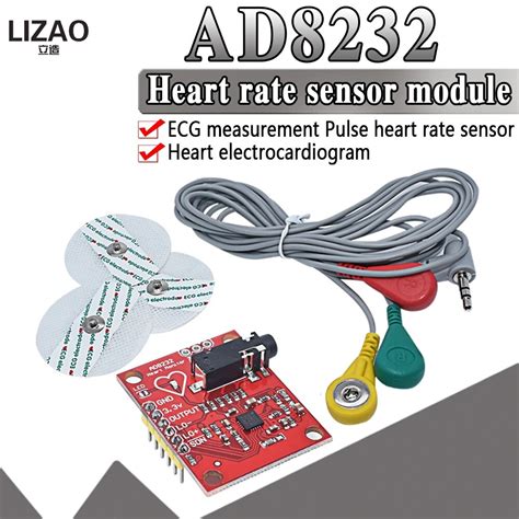 WAVGAT Ecg module AD8232 ecg measurement pulse heart ecg monitoring ...