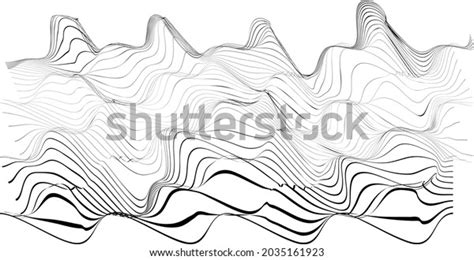 Abstract Flow Lines Background Fluid Wavy Stock Vector Royalty Free