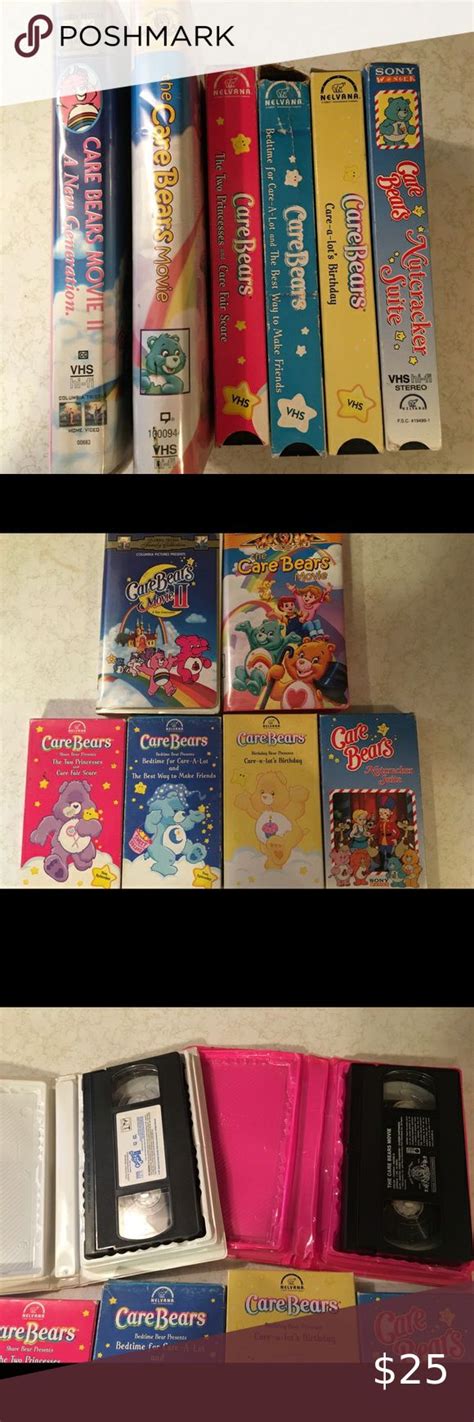 Vintage Care Bear Vhs Tapes Care Bears Movie Vhs Care Bear