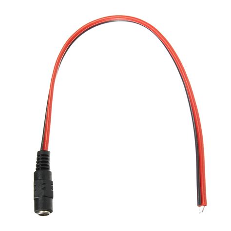 50pcs Lustreon Dc12v Female Power Supply Jack Connector Cable Plug Cord