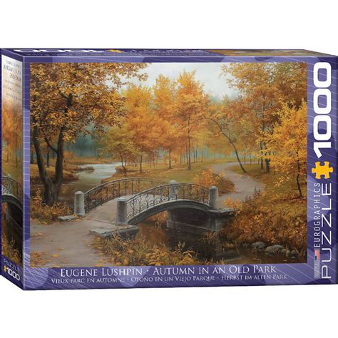 Eurographics Eugene Lushpin Autumn In An Old Park Puzzle 1 000