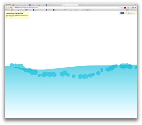 Wave An Experiment With Wave Motion And Tweets In Html