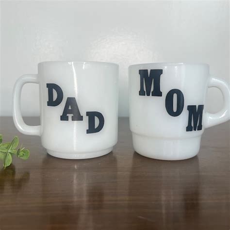 Mom And Dad Vintage Mugs Etsy