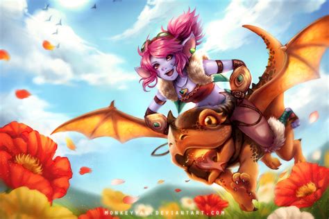 Dragon Trainer Tristana By Monkeyyan On Deviantart