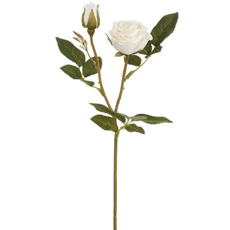 135″ Rose Spray Cream Silk Flower Depot