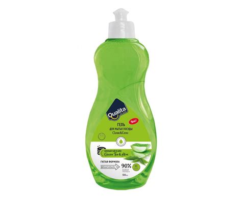 Средство для мытья посуды 500мл. флакон (зеленый чай и алое) GREEN TEA ...