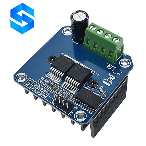 dual bts7960 43a h bridge high power motor drive module for diy smart