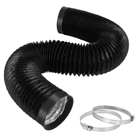 Buy Ipower Inch Feet Flexible Pvc Aluminum Ducting Dryer Vent Hose For Hvac Ventilation