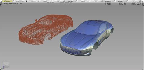 Reverse Engineering Class A From Scanned Mesh Alias On Behance