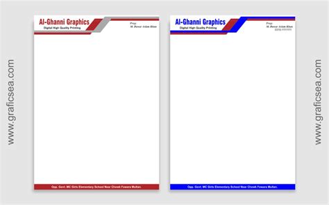 Letterhead Vector Art Cdr Design Template