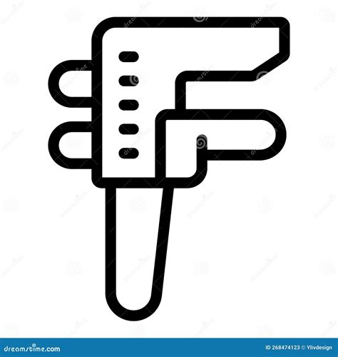 Engineer Tool Icon Outline Vector Industry Factory Stock Vector Illustration Of Technology