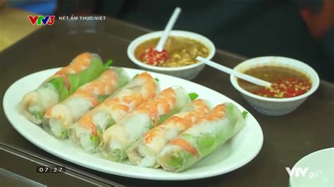 Nét ẩm Thực Việt Gỏi Cuốn Tôm Thịt Vtvgo
