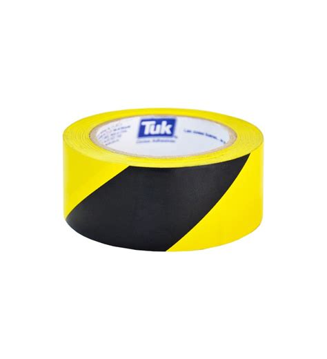 Cinta Delimitadora Amarillo Negro Tipo Tuk