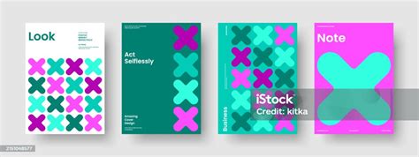 Desain Flyer Geometris Template Sampul Buku Kreatif Tata Letak Poster