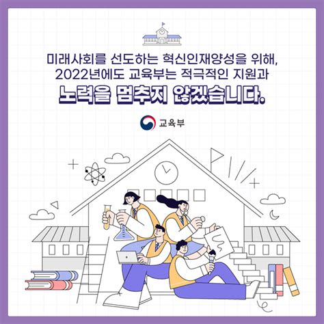 2022년 교육부 업무계획 미래사회를 선도하는 혁신인재양성을 위해 교육시스템이 변화합니다 Tiposs 티포스