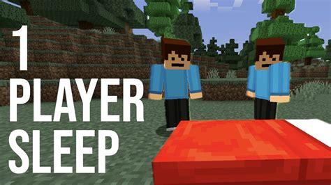Sleep With Only One Player Minecraft Command Tutorial In This Video I Show You How To Make