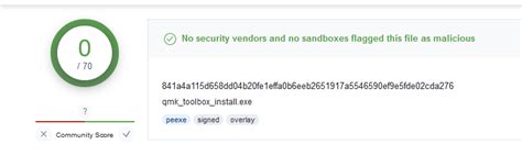 Virus Total Hits · Issue 391 · Qmkqmktoolbox · Github