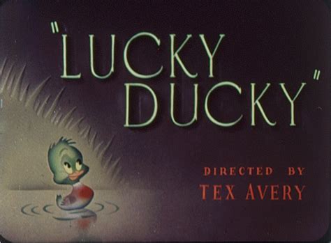 Tex Averys “lucky Ducky” 1948