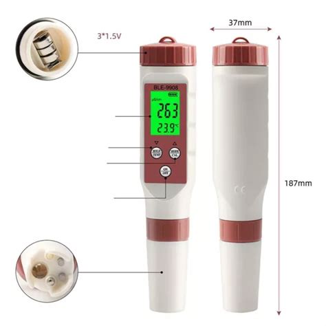 D TECTEUR NUM RIQUE PORTABLE De Qualit De L Eau Pour Des Mesures Rapides Et EUR PicClick FR