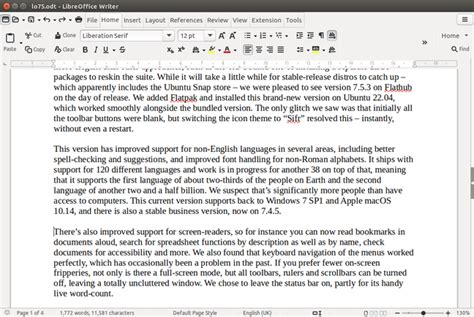 Libreoffice 7 5 Good Time To Jump On Foss Suites Train • The Register