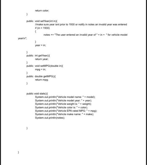 Solved Lab Modifications To Existing Classes Vehicle Chegg