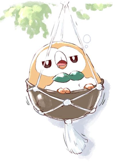 Rowlet Pokemon Drawn By Piku Another Pikuru Danbooru