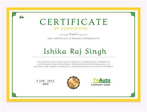Ishika Raj Singh On Linkedin Internship Yoauto Flutterdeveloper