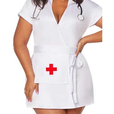 Adult Classic Nurse Plus Size Costume
