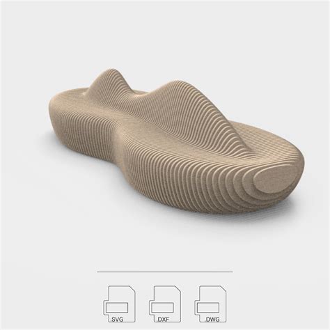 Parametric Bench Aso Router Cut Files Cnc Files For Cutting Vector Files Dxf Dwg Svg Pdf