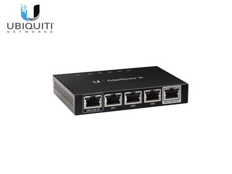 Edgerouter X Er X Advanced Gigabit Ethernet Router 2 Wan 5 Port Gigabit จ่ายไฟ Passive Poe