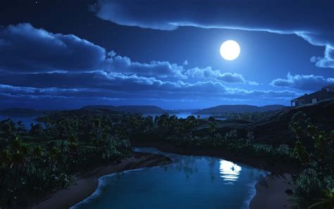 Paisajes Con Luna Llena Suma