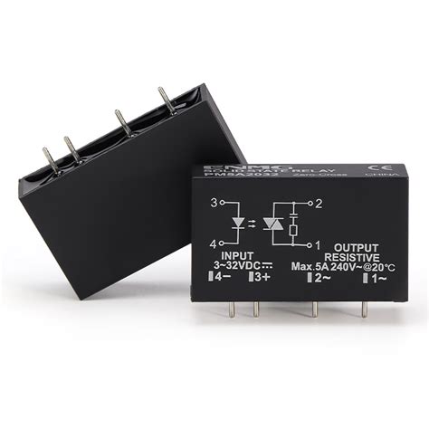 固态继电器 Sip单列直插pcb焊接式pm 恩爵enmg智能科技