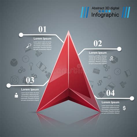 Iconos De Infographic Icono De Las Flechas Ilustración Del Vector
