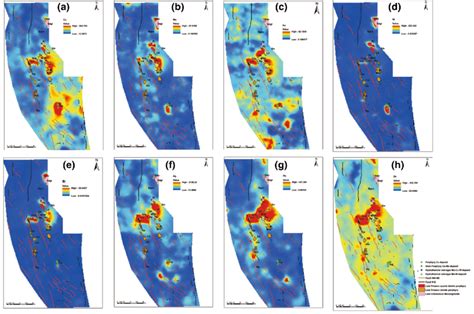 Raster Maps Obtained By Idw Interpolation A Cu B Mo C Au D Download Scientific