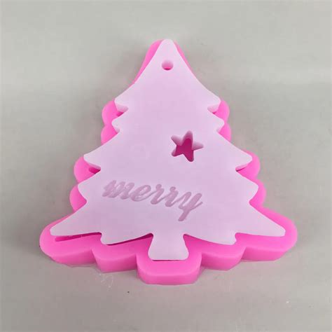 1pcs Christmas Tree Shaped Silicone Mold Cake Decoration Fondant