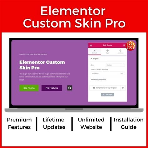 Elementor Custom Skin Pro Wordpress Plugin Latest Version 100