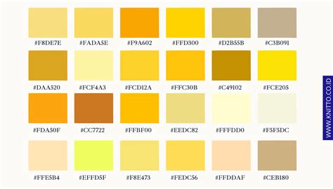 Macam Macam Warna Kuning Dan 6 Maknanya Ada Apa Saja