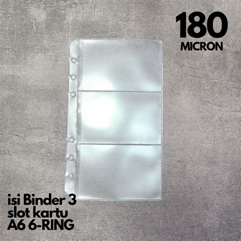 Jual Isian Binder A Lubang Slot Kartu Isi Binder A Album Emas Logam Mulia Isi Binder