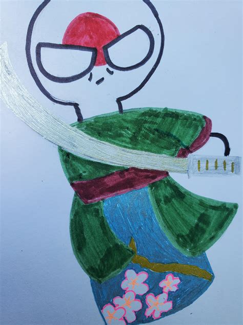 I Drew Japan As A Samurai ≡∇≡ Rcountryhumans