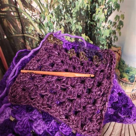 Handmade Crochet Drawstring Coin Pouch Purse Colorful Fruit Flower