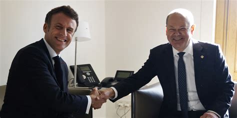 Tensions Franco Allemandes Emmanuel Macron Recevra Olaf Scholz