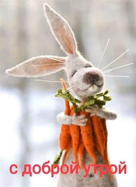 Happy Easter Bunny with Carrots