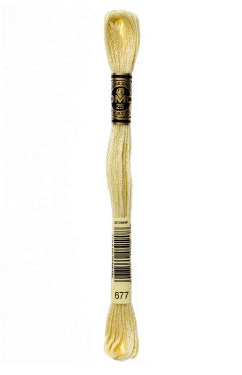 677 Very Light Old Gold Dmc Floss Midway Wool