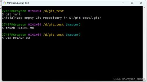 Git 新手快速入门教程git快速入门 Csdn博客
