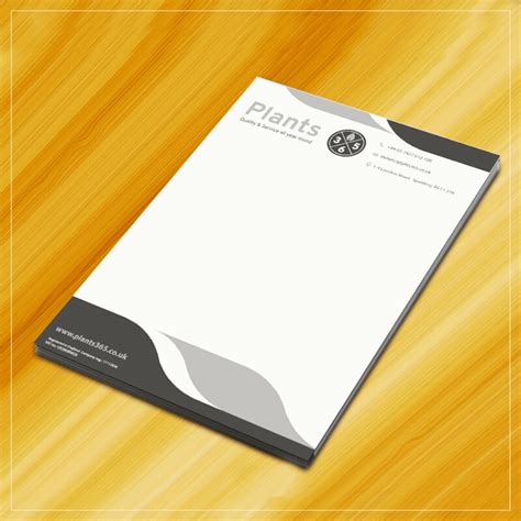 Professional Custom Letterhead Design Personalized Stationery