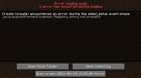 Bug 1165 Crashing On Loadup · Issue 2175 · Creators Of Create
