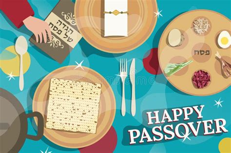 A Dinner Table Is Prepared Especially For Happy Passover A