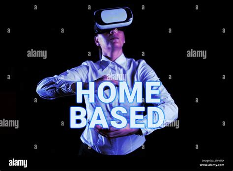 Hand Writing Sign Home Based Concept Meaning Banking Transactions Are Performed Directly By